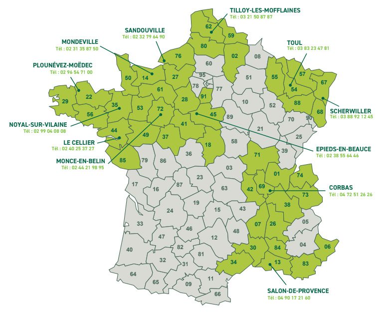 Implantation - STAT - Transport Affrètement du Trégor